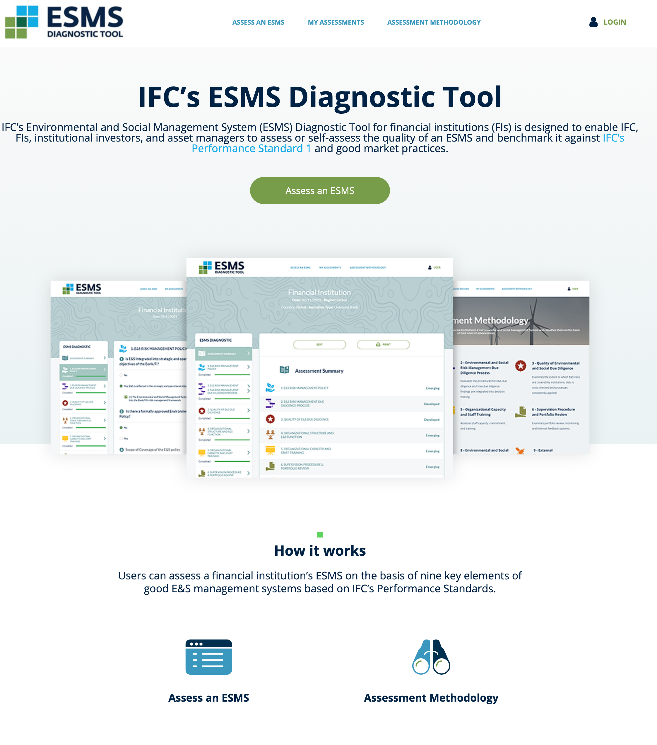 Ifcs Esms Diagnostic Tool Ifc Beyond The Balance Sheet